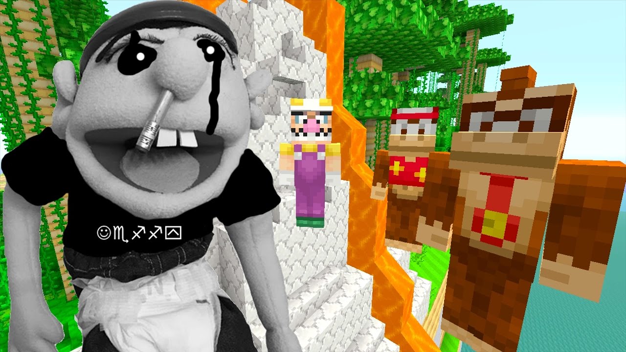 Minecraft Wii U - Super Mario Series - Jeffy is EVIL! [110] - YouTube