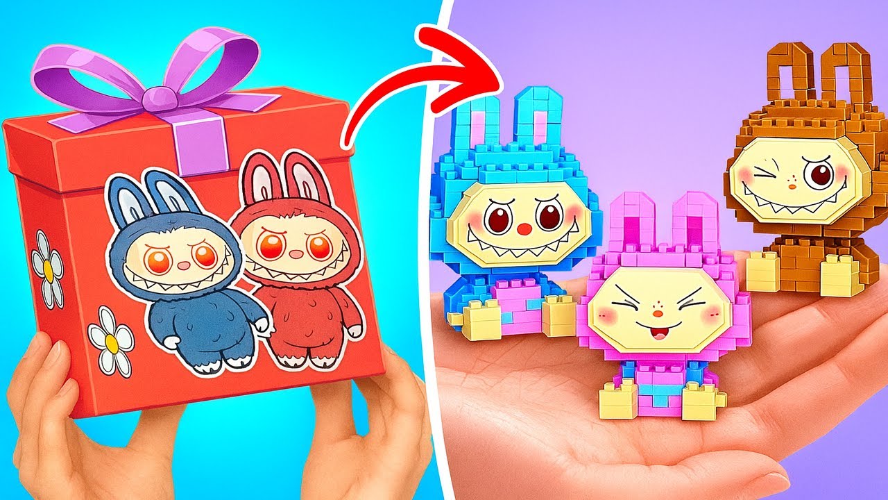 WHAT’S INSIDE Labubu’s Happy Meal?! 🍔🎁 DIY Paper Madness Marathon ...