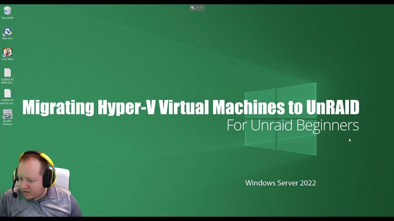 Migrating Hyper-V Virtual Machines to UnRAID (Server 2022, 2019, 2016, 2012 R2) for Beginners ...