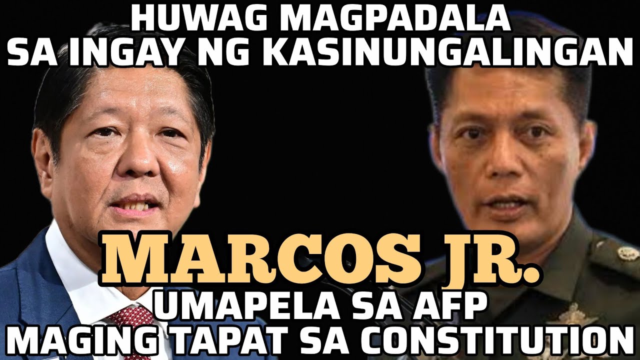 NATATARANTA NA? | PBBM NAKIPAGHAPUNAN SA AFP | UMAPELA SUNDIN ANG ...