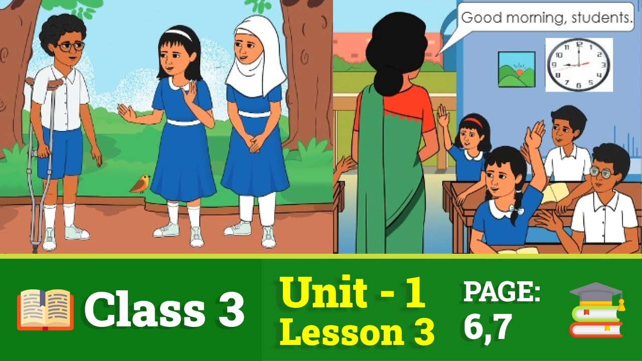 Class 3 English | Unit 1 | Lesson 3 | Greetings (Book 2025) - YouTube