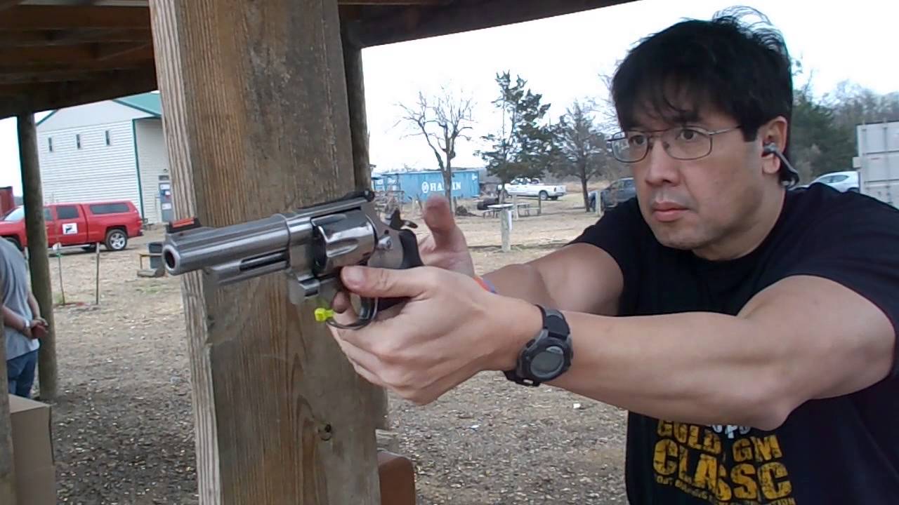 My First Time ...Smith and Wesson .44 Magnum Revolver - YouTube