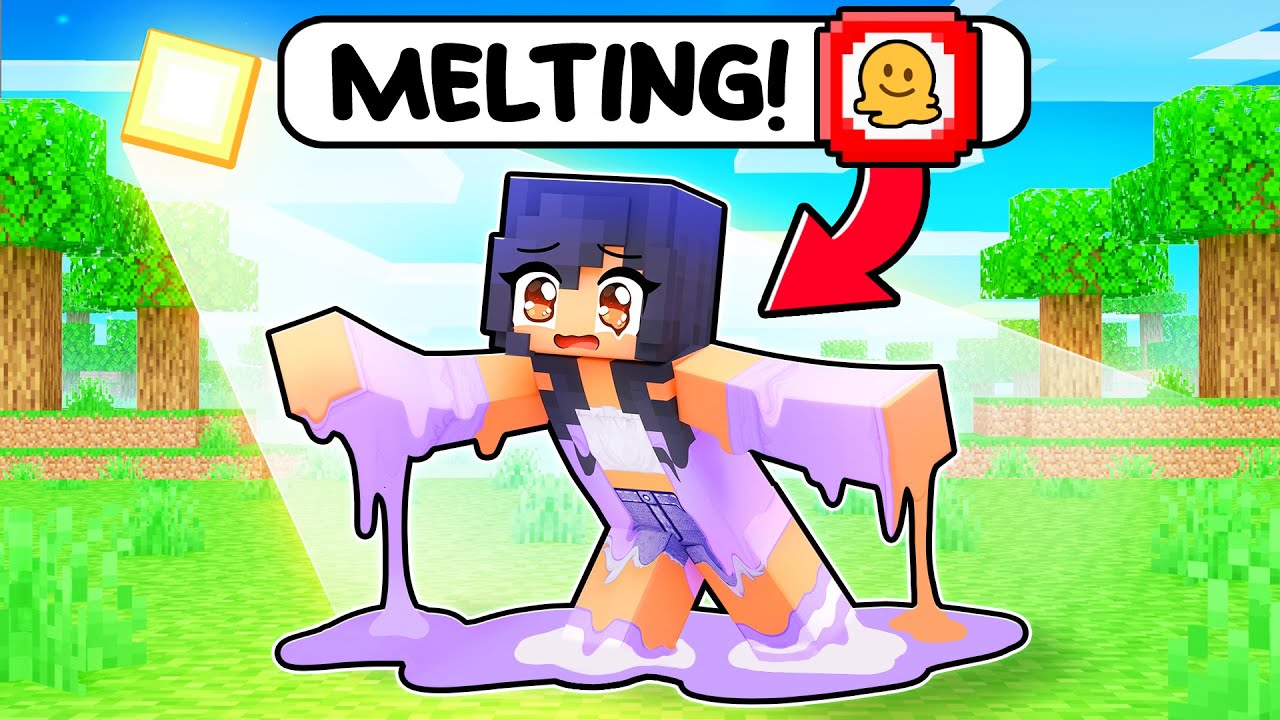 Aphmau is MELTING in Minecraft! - YouTube