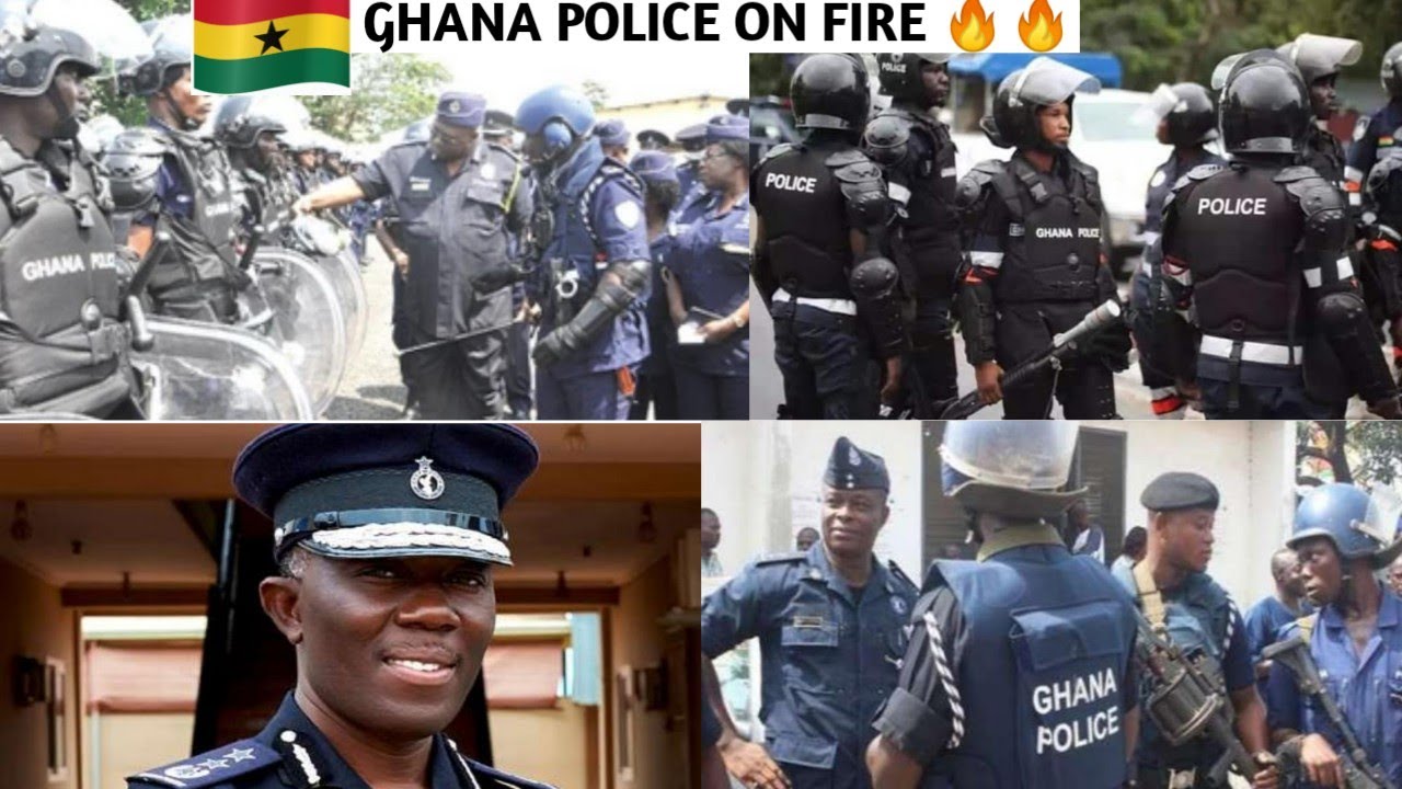 GHANA🇬🇭 POLICE ON FIRE🔥🔥As FIVE Police ARRESTED In Ghana For EXTORTING ...