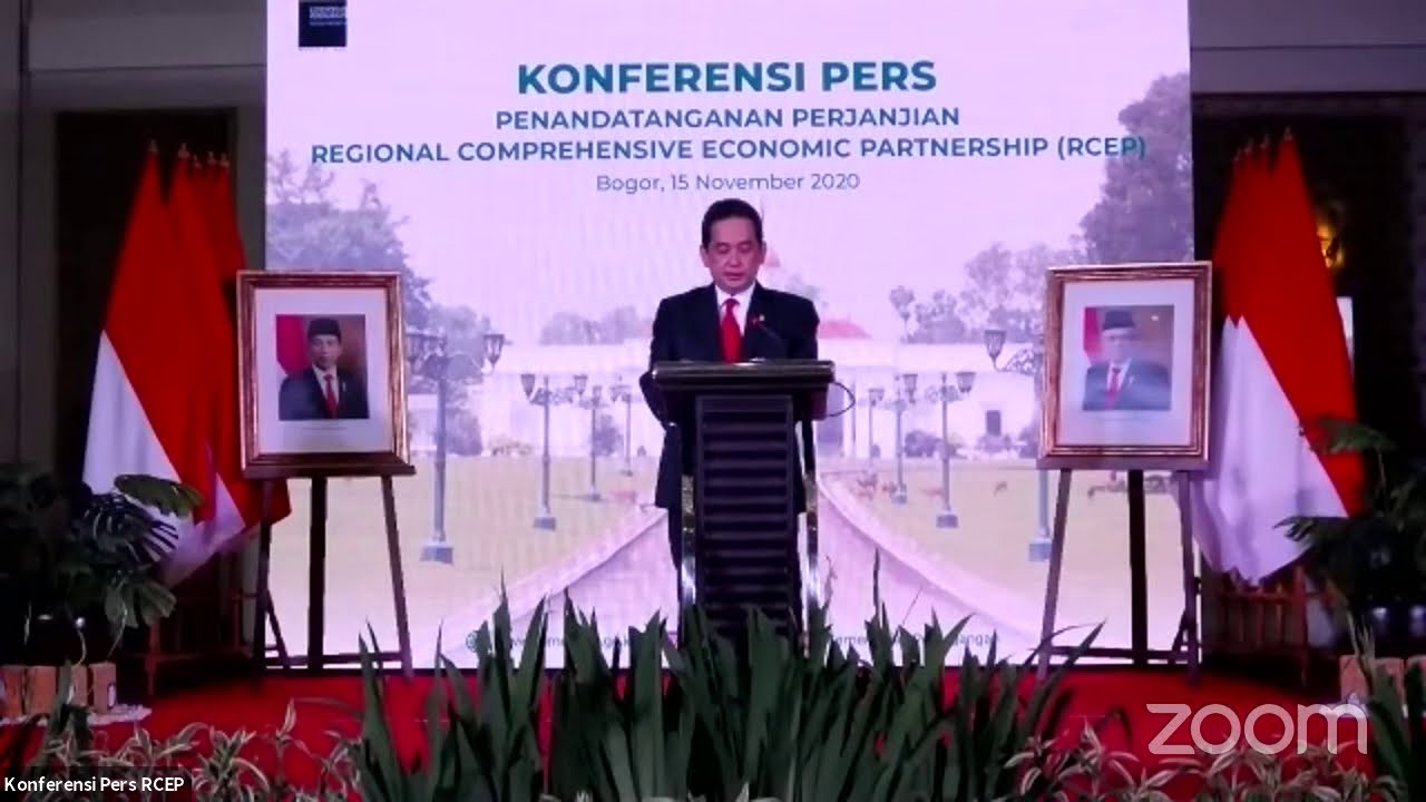 LIVE - Konferensi Pers Penandatanganan Perjanjian Regional ...