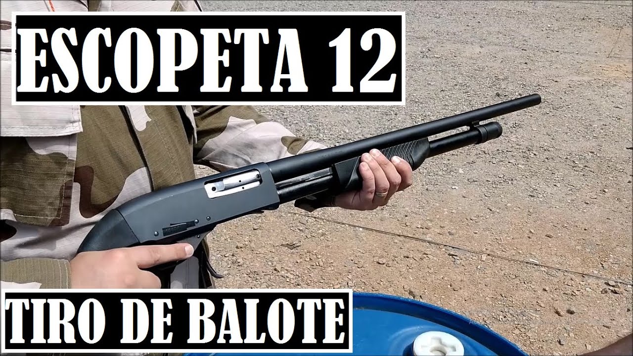 ESCOPETA 12 vs VIDRO BLINDADO !!! ESPINGARDA PUMP 12. MODELO CBC 586.2 ...