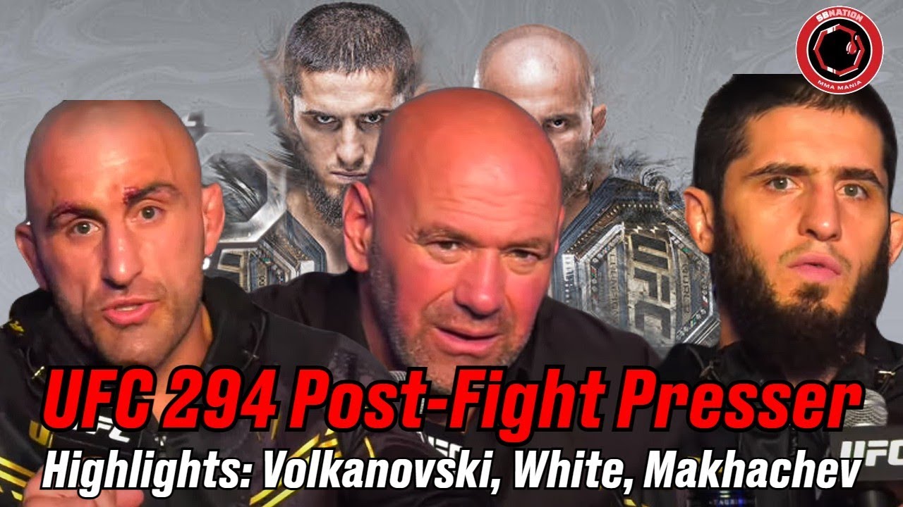 UFC 294 Post-Fight Press Conference Highlights: Dana White, Alexander ...