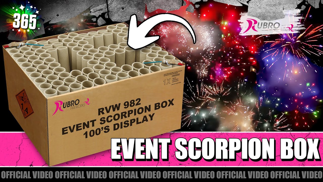 Event Scorpion Box vuurwerk | EventProfessional Performance Fireworks | Rubro | 100'S Compound ...