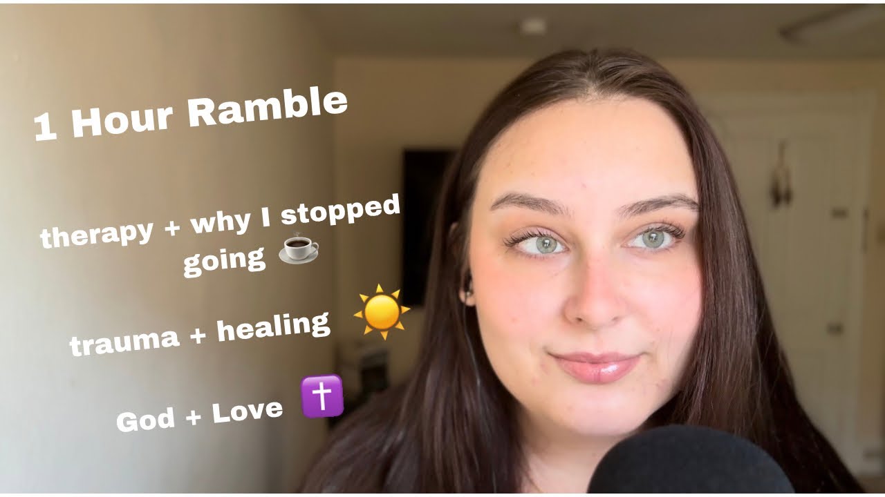 ASMR 1 Hour Whisper Ramble- therapy, trauma, and healing - YouTube