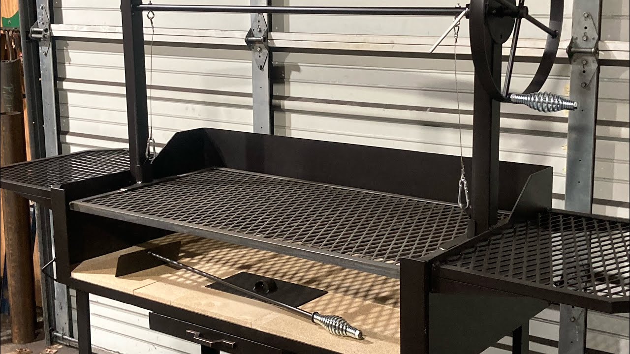Santa Maria grill build/ for sale - YouTube