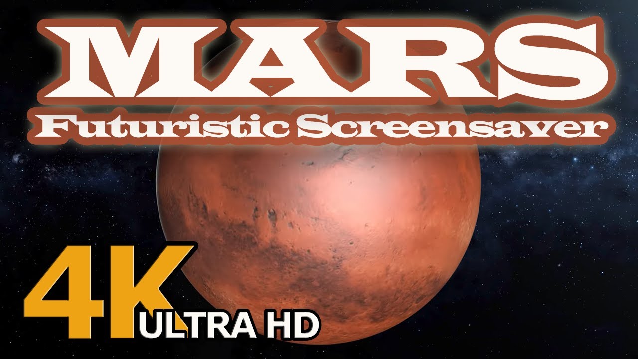 Mars & Milky Way | Black Screen Screensaver | Nasa Style | #space # ...