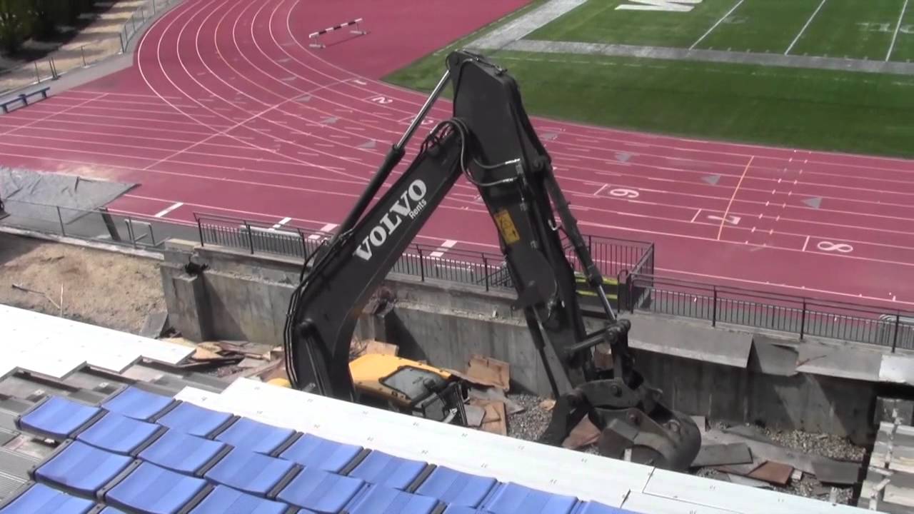 Cowell Stadium Renovations (May 8, 2014) - YouTube
