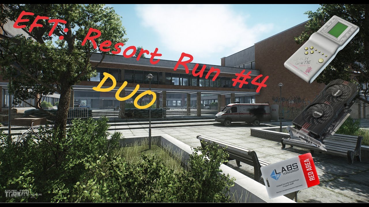 EFT: Health Resort DUO Run #4 RED KEY CARD!!!! - YouTube
