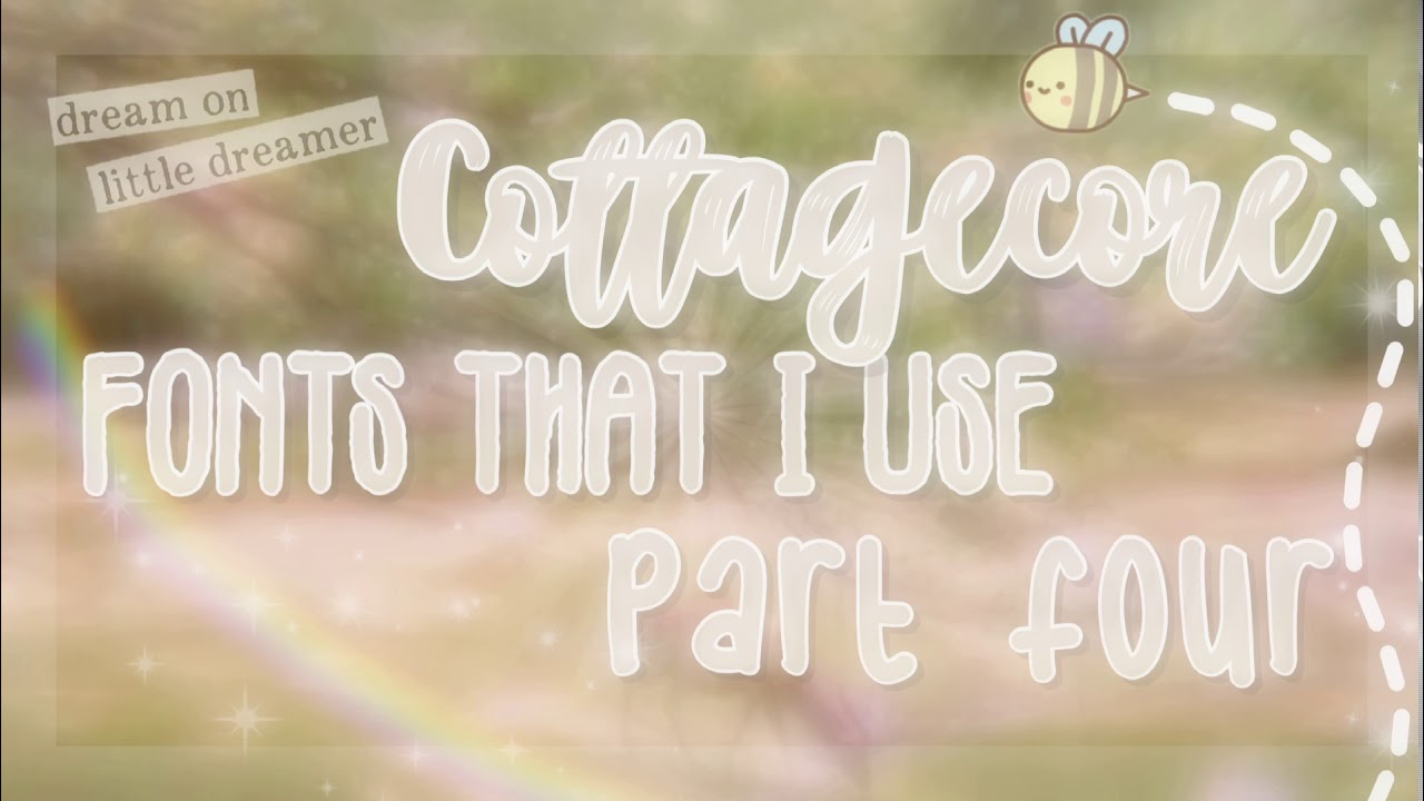 Cottagecore aesthetic fonts i use! 🏹 𝙰𝚜𝚑𝚕𝚎𝚒𝚒𝚢 - YouTube