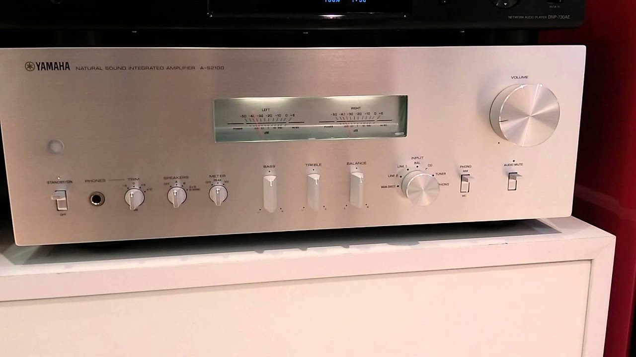 Yamaha A-S2100 (natural sound integrated amplifier) - YouTube