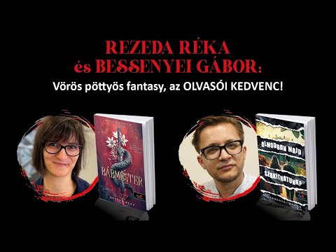 Könyvheti beszélgetés: Rezeda Réka és Bessenyei Gábor