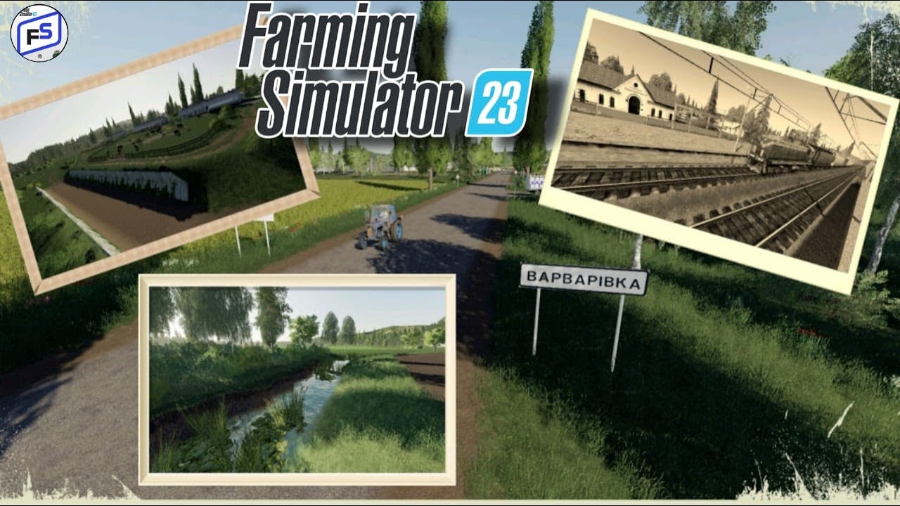 fs23 mods - varvarovka map Train driving gameplay #1 - YouTube