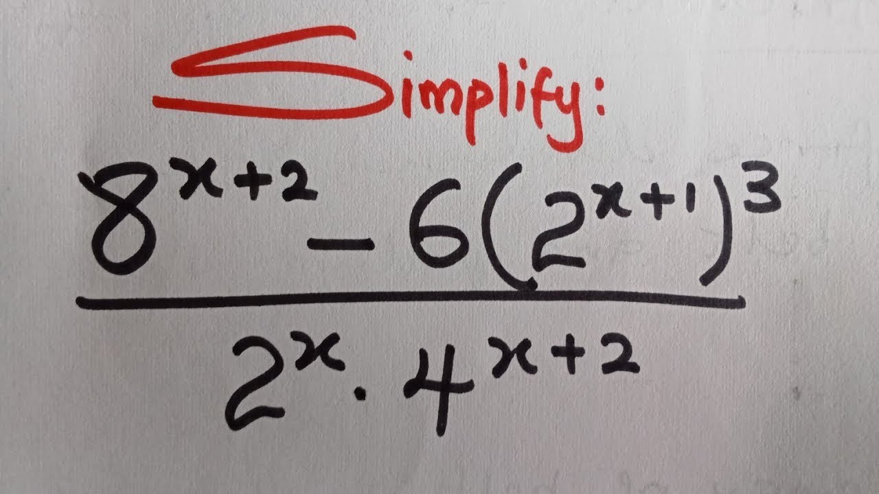 Can You Simplify This Simple Exponent That Everyone Gets Wrong? | SAT Math Algebra Questions ...