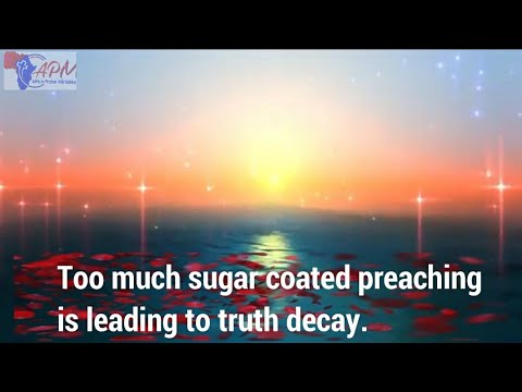 Too much sugar coated preaching is leading to truth decay... - YouTube