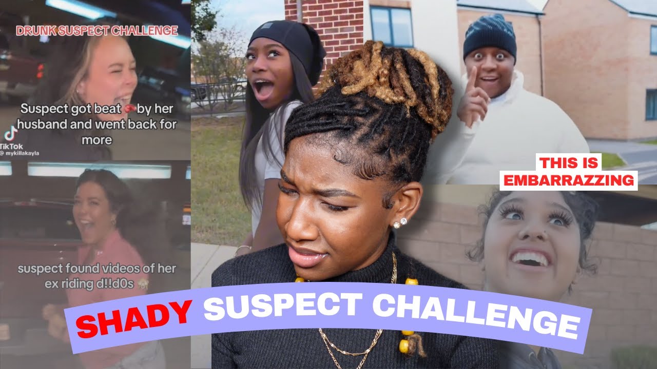 tiktok's suspect challenge, let the shade begin! - YouTube