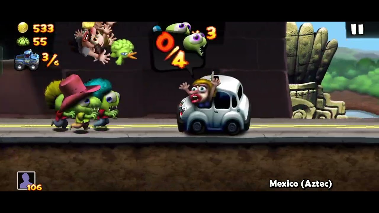 Blue Cars Collection Zombie Tsunami Part 1 - YouTube