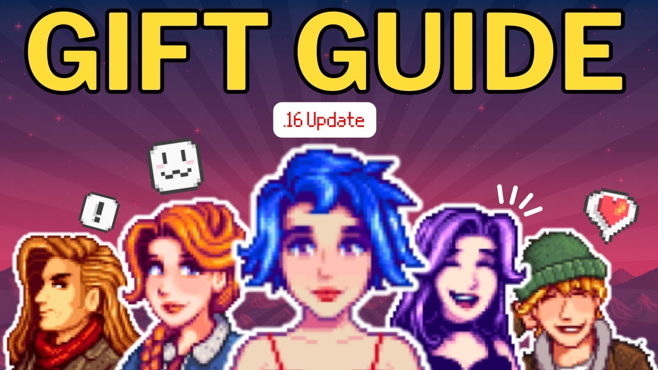 The Ultimate Gift Guide for Stardew Valley (1.6 Update) - YouTube