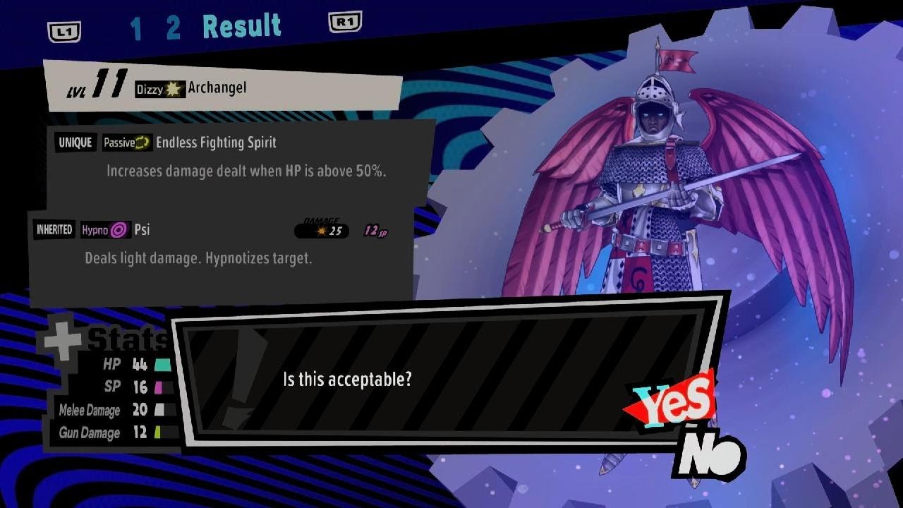 Persona 5 Tactica how to fuse archangel - YouTube