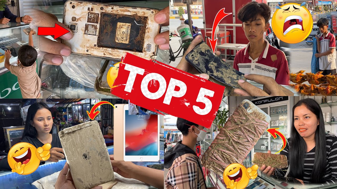 Top 5 Restoration Destroyed Abandoned Phone For Poor People !!! - YouTube