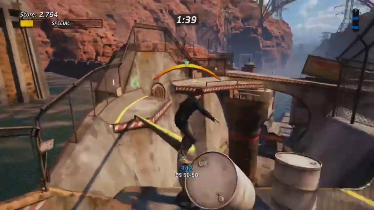 THPS 1+2 remake Tony Hawk 1080 Spin - YouTube