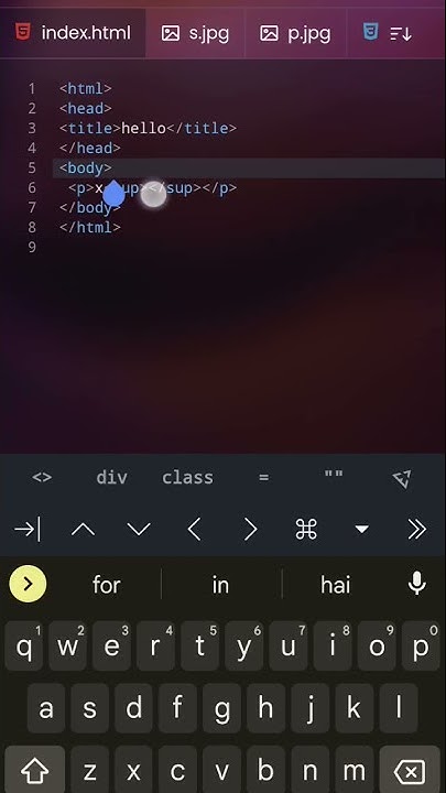 using sup tag #html - YouTube