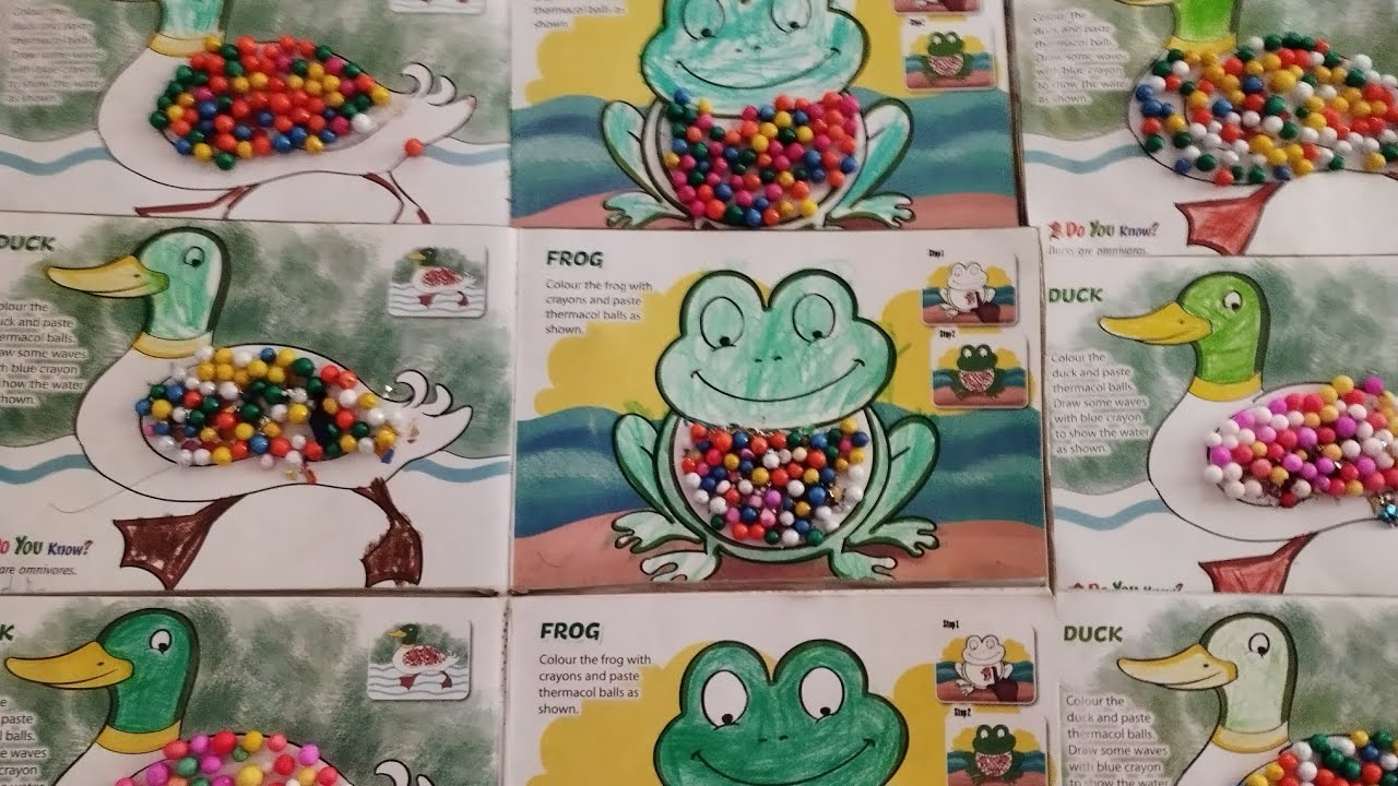 Art and craft with @thermacol balls - YouTube