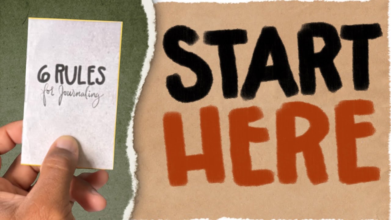 6 Rules For Journaling | Start Here #journalwithme #journal - YouTube