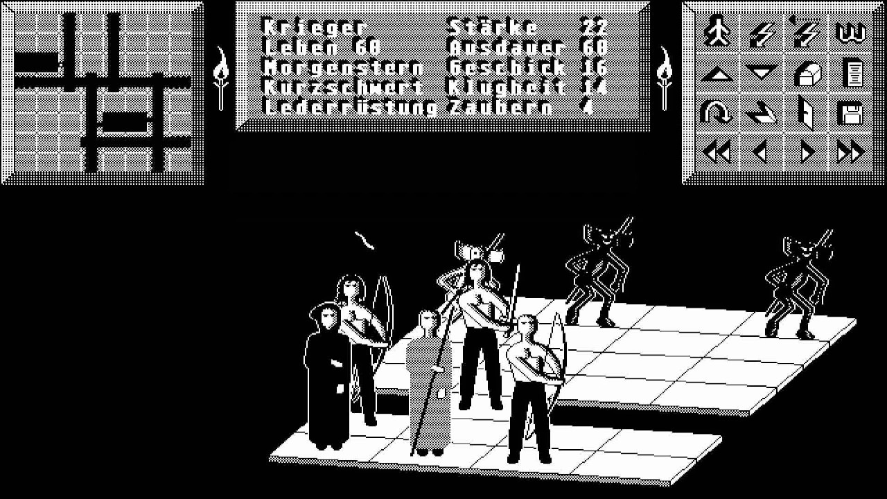 ATARI ST STE FALCON CREATURES CREATURE V1 OTHER 640x400 B&W MONO ATARI ST CD STC MILLENIUM BIG ...