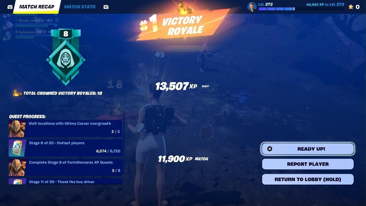 Fortnite_18 Crown wins in Fort nightmares - YouTube