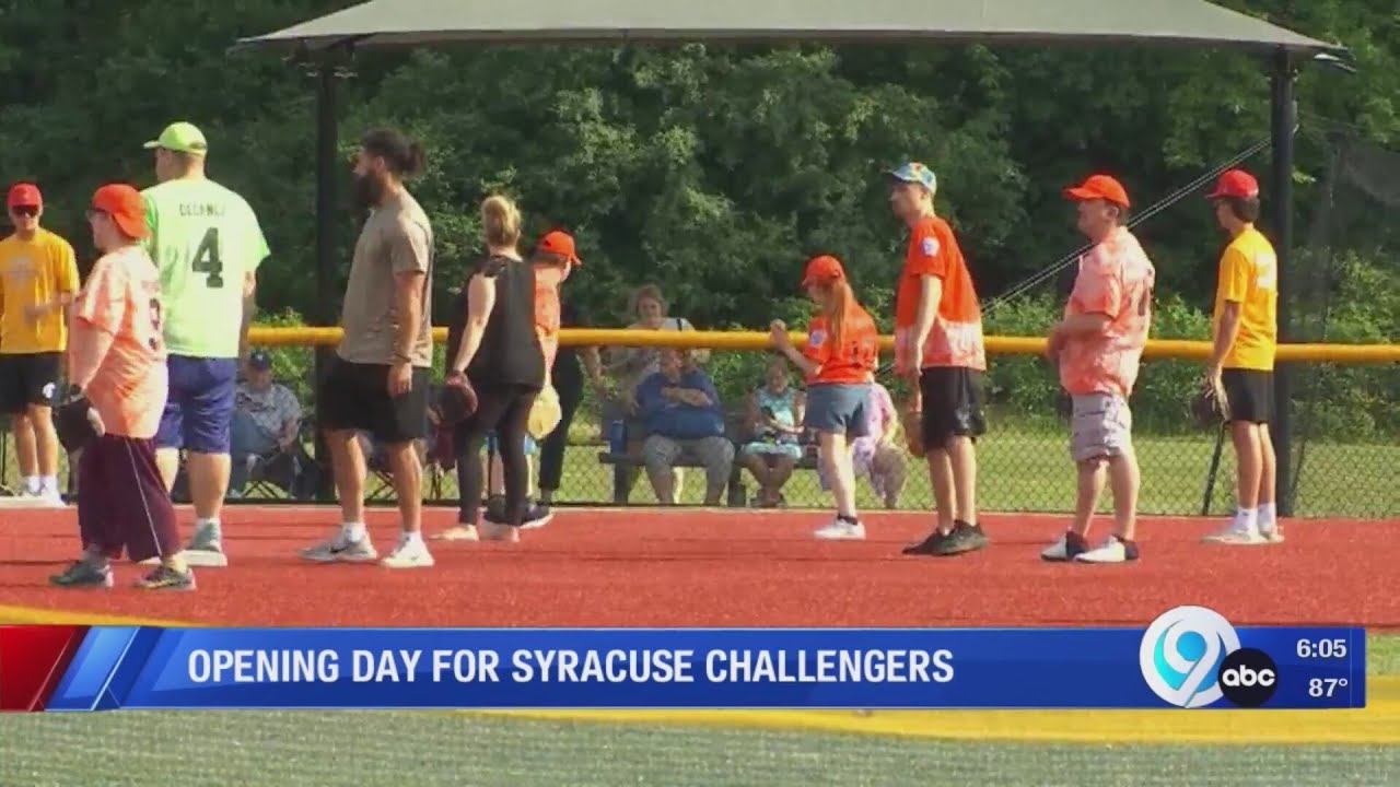Opening day for Syracuse Challengers - YouTube