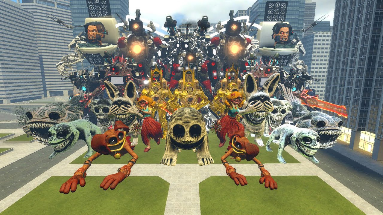 NEW ASTRO JUGGERNAUT CORRUPTED POPPY PLAYTIME CAMERA STRIDER SKIBIDI ...