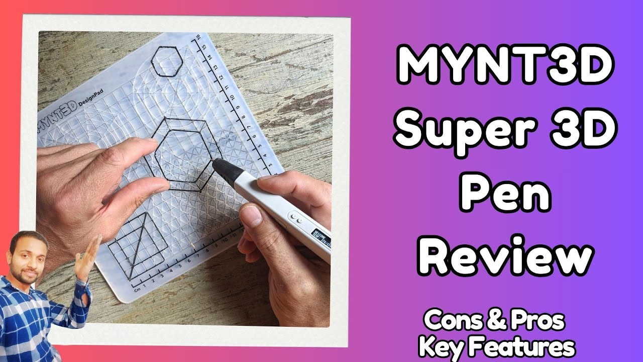 NEW MYNT3D Super 3D Pen Review - Best 3D Printing Pen under $80 - YouTube