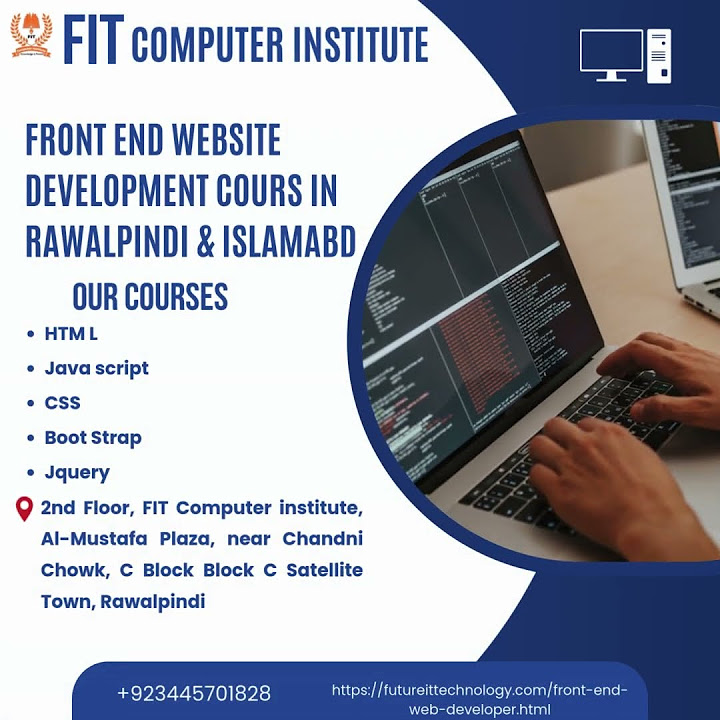 Front end web development courses in Rawalpindi in Islamabad - YouTube