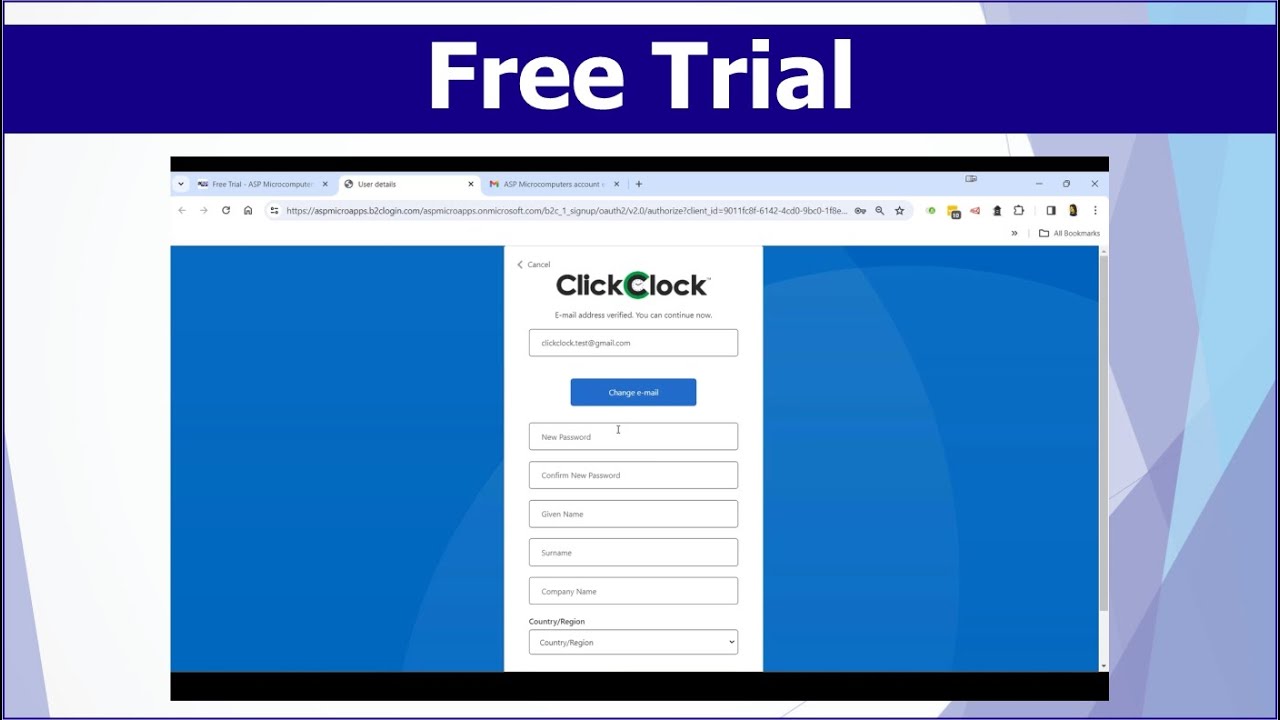 Signup for a ClickClock Trial - YouTube