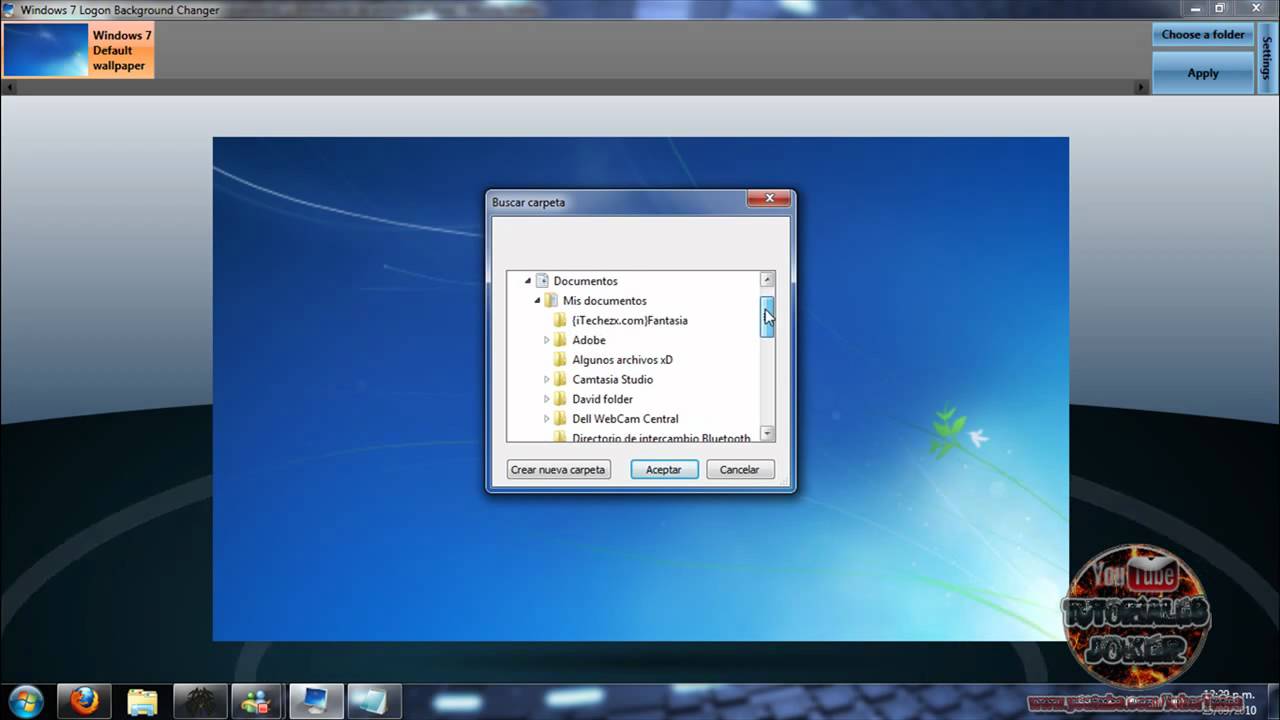 Como personalizar la pantalla de inicio - Windows 7 - YouTube