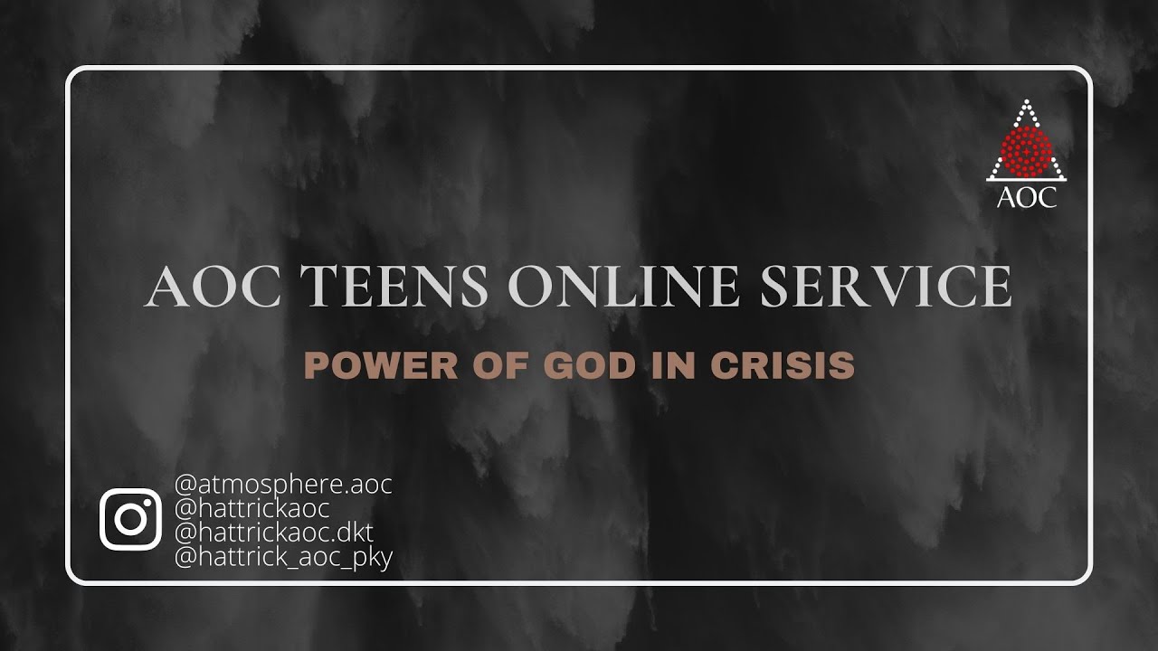 AOC Teens Online Service - 19 April 2020 - YouTube
