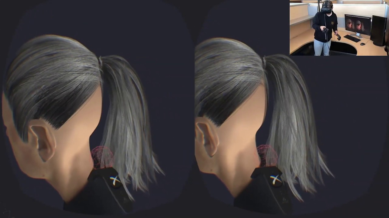 HairBrush for Immersive Data-Driven Hair Modeling (UIST 2019) - YouTube