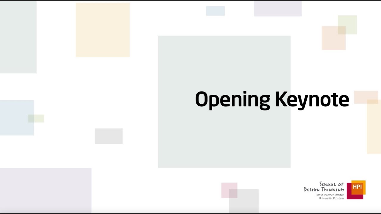 Opening Keynote by Dr. Feiyu Xu (SAP) | Design Thinking ImpAct ...