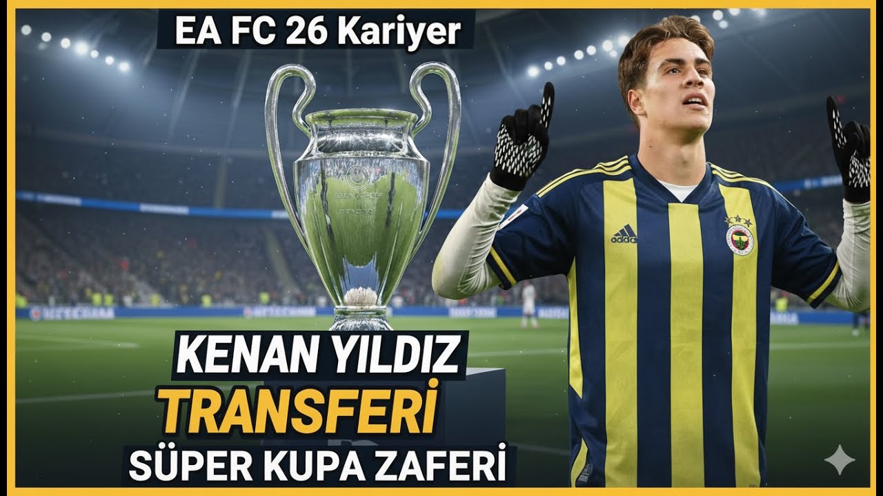 EA FC 26 Kariyer Modu | Kenan Yıldız Transferi & UEFA Süper Kupa Zaferi ...