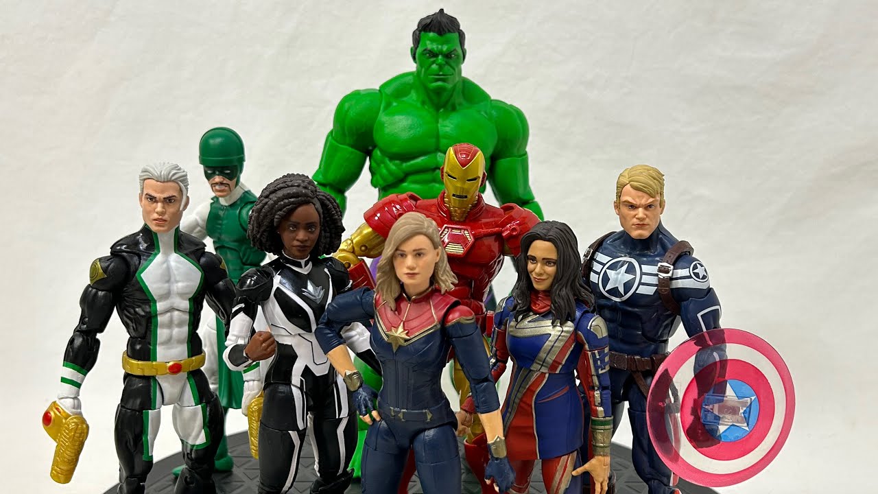 Hasbro Marvel Legends Totally Awesome Hulk Build-A-Figure Series Set of ...