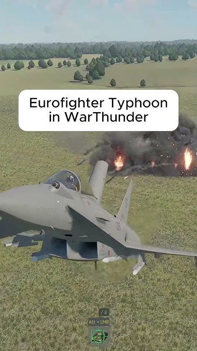 Eurofighter Typhoon in WarThunder - YouTube