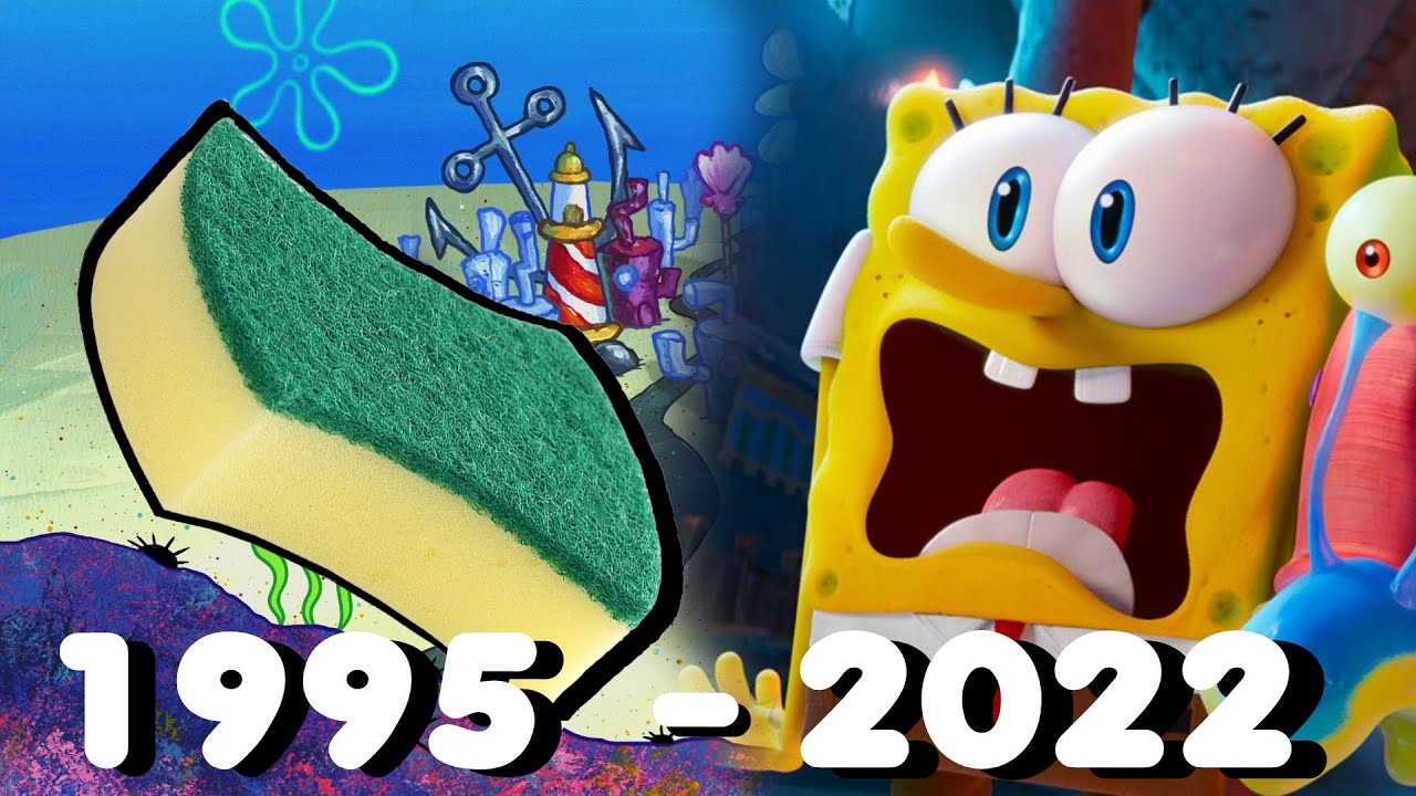 SpongeBob SquarePants Evolution 1996-2022 - YouTube