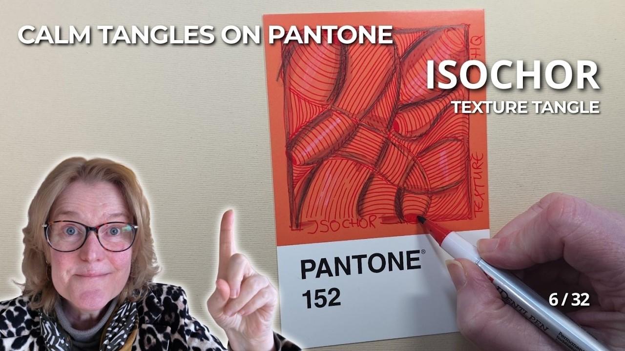 Isochor - Zentangle beginners texture pattern 6 / 32 – for your small ...