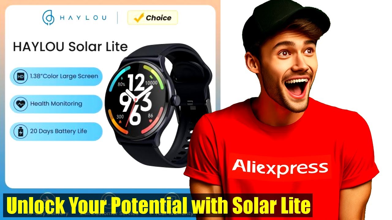 Revolutionize Your Health and Fitness with the HAYLOU Solar Lite Smart ...