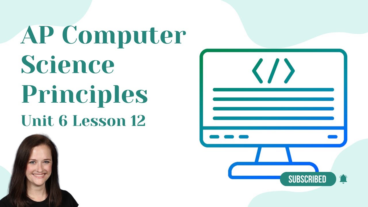 AP CSP U6 L12 - Traversals Make - YouTube